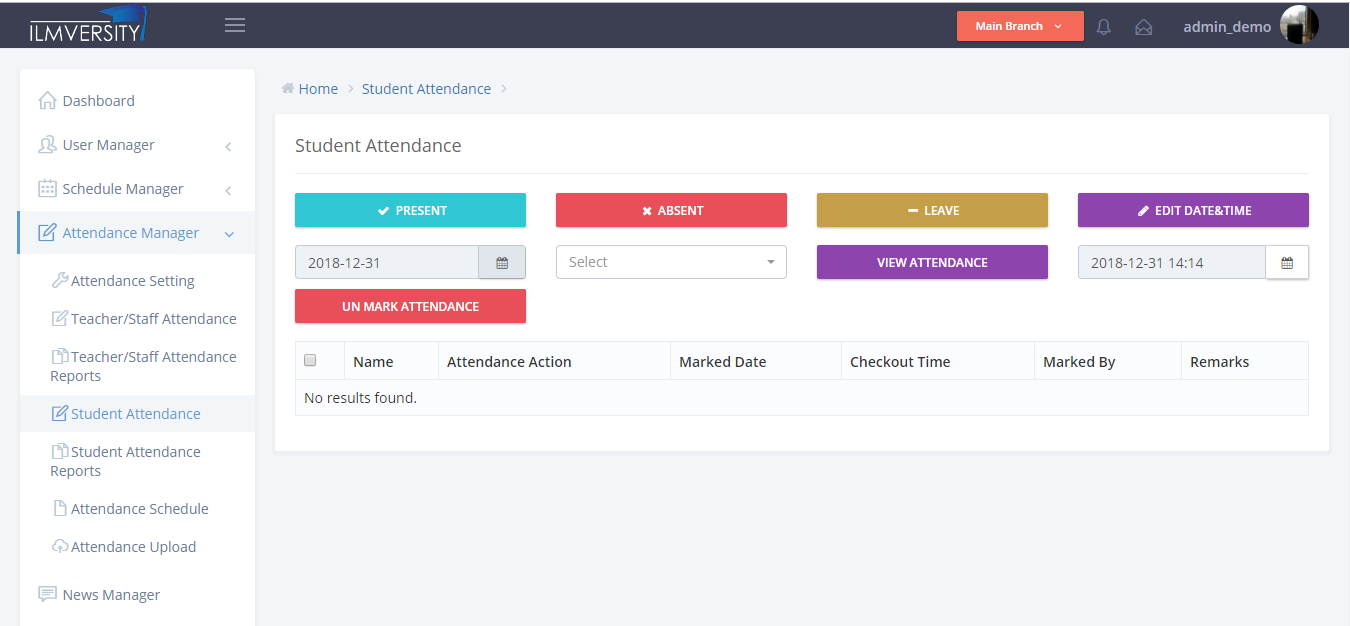 SMART ATTENDANCE MANAGER FOR FASTER ATTENDANCE